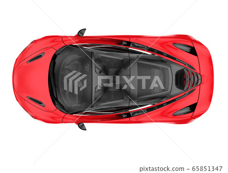 Top of a modern sport car - Stock Illustration [65851347] - PIXTA