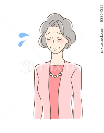 Sad woman - Stock Illustration [65864535] - PIXTA