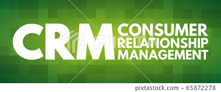 CRM - Consumer Relationship Management acronym - Stock Illustration ...