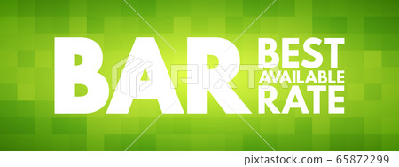 BAR - Best Available Rate, acronym business - Stock Illustration ...