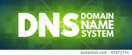 DNS - Domain Name System acronym - Stock Illustration [65872354] - PIXTA