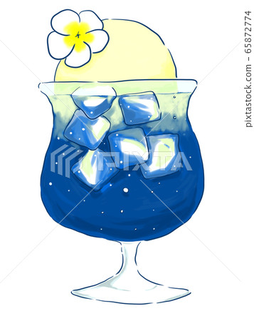 Blue Hawaii Float - Stock Illustration [65872774] - PIXTA