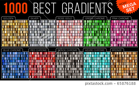 Vector mega set of gradients. Big collection... - Stock Illustration ...