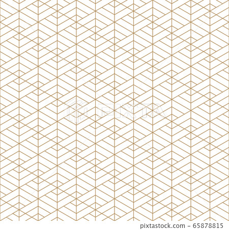 Seamless geometric pattern inspired by Japanese - Stock Illustration ...