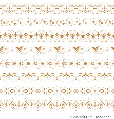 A vector set of art dividers - Stock Illustration [65885532] - PIXTA