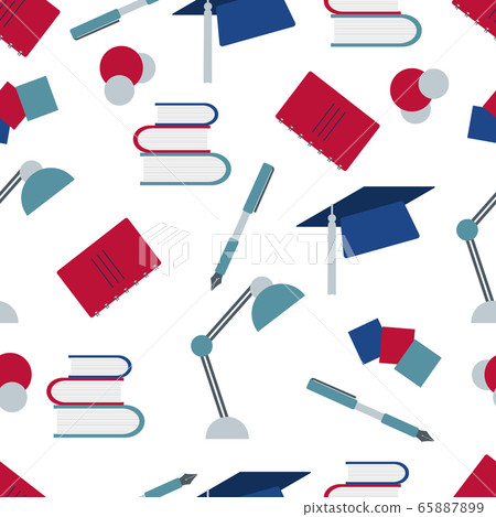 Vector education pattern Learning Back to school - Stock Illustration ...