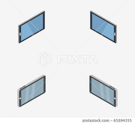 isometric tablet - Stock Illustration [65894355] - PIXTA