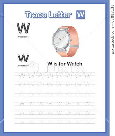 A-Z Lowercase letter Hand Writing Practice Book - Stock Illustration ...
