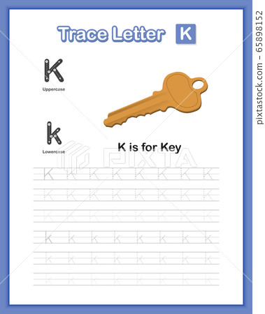 A-Z Lowercase letter Hand Writing Practice Book - Stock Illustration ...