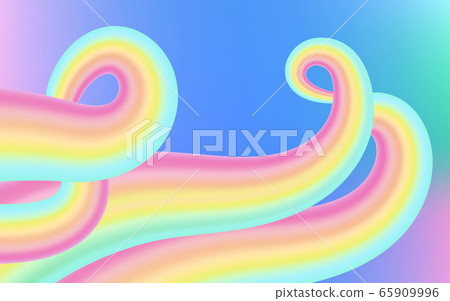 Rainbow, princess, background. Premium vector.-插圖素材 [65909996] - PIXTA圖庫