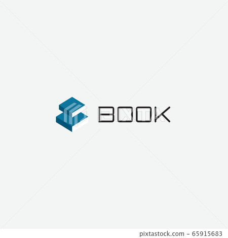 Electronic book app logo. Reading and studying... - Stock Illustration ...