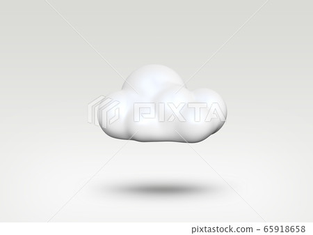 Cloud cloud 3D CG illustration image - Stock Illustration [65918658 ...