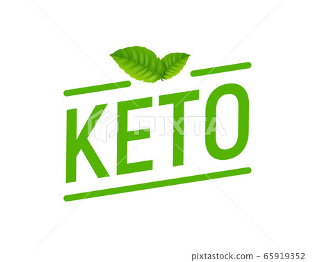 Keto diet lavel icon. High ketogenic protein... - Stock Illustration ...