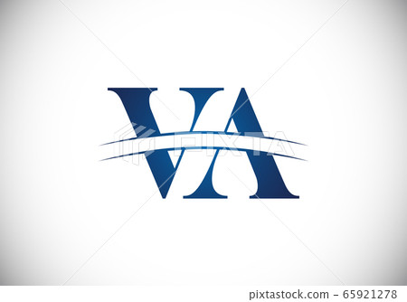 Initial Monogram Letter V A Logo Design Vector...-插圖素材 [65921278] - PIXTA圖庫