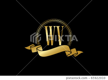 Initial Monogram Letter W V Logo Design Vector...-插圖素材 [65922010] - PIXTA圖庫