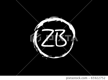 Initial Monogram Letter Z B Logo Design Vector... - Stock Illustration ...