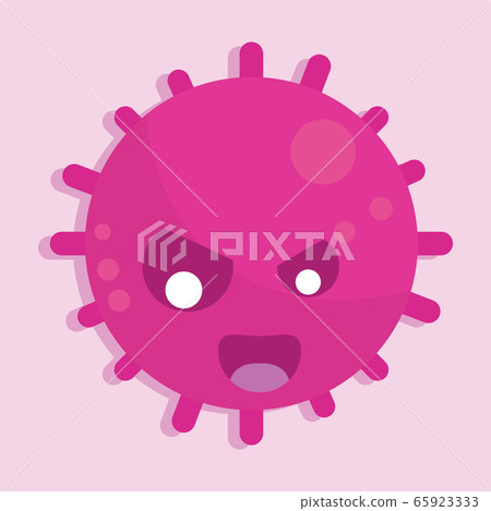 Evil virus cartoon - Stock Illustration [65923333] - PIXTA