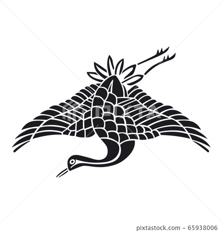 Family crest crane - Stock Illustration [65938006] - PIXTA