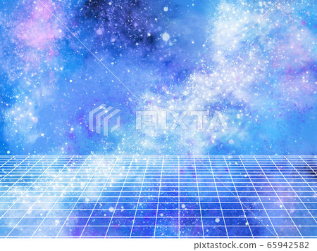 Universe and grid - Stock Illustration [65942582] - PIXTA