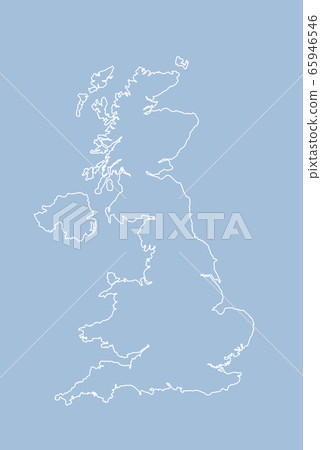Creative map country United Kingdom, UK, Britain - Stock Illustration ...