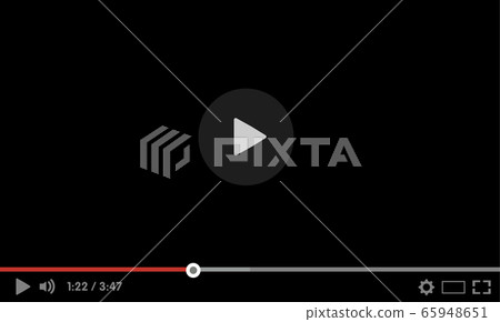 Video player bar template for your design for... - Stock Illustration ...