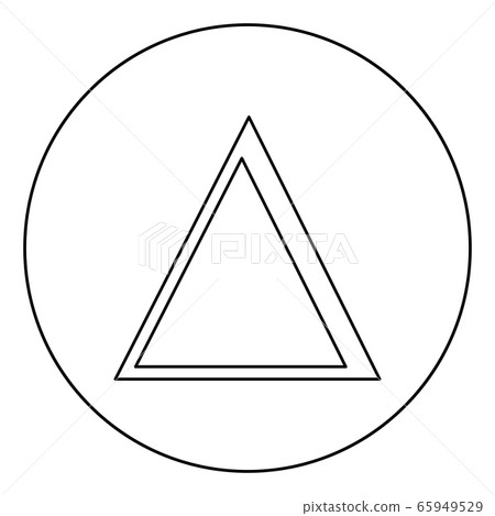 Delta greek symbol capital letter uppercase font - Stock Illustration ...