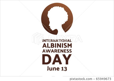 International Albinism Awareness Day. June 13.... - Stock Illustration ...