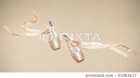 Colorful Pointe Shoes Background