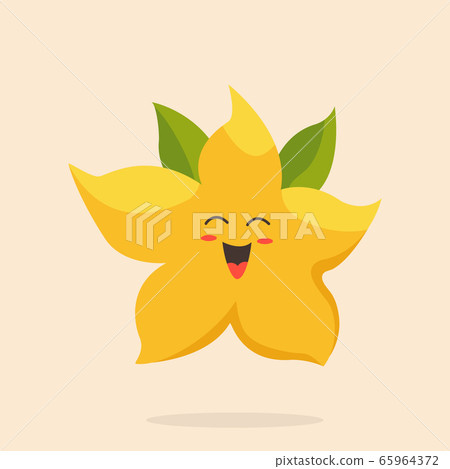 Funny star fruit character design Vector - Stock Illustration [65964372 ...