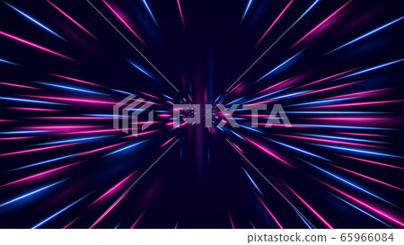 High speed neon hyper jump. Futuristic neon... - Stock Illustration ...