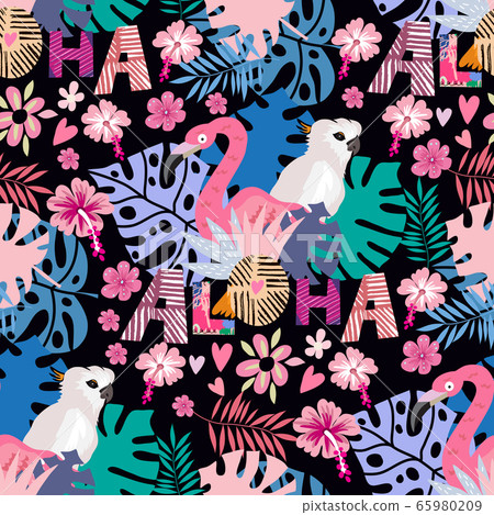 Aloha pattern 13 - Stock Illustration [65980209] - PIXTA