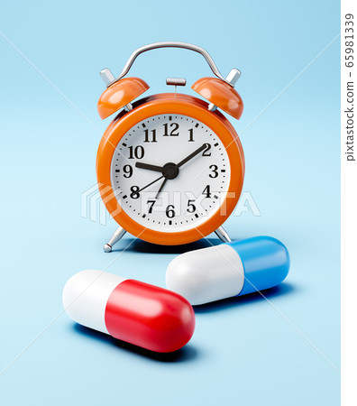 Time to Take Medicine - Stock Illustration [65981339] - PIXTA