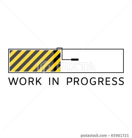 Work in progress status bar. - Stock Illustration [65981721] - PIXTA