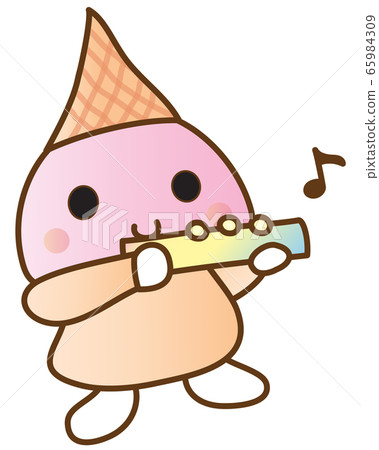 Ice cream band flute - Stock Illustration [65984309] - PIXTA