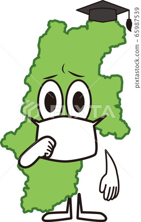 Nagano prefecture character ⑰ - Stock Illustration [65987539] - PIXTA