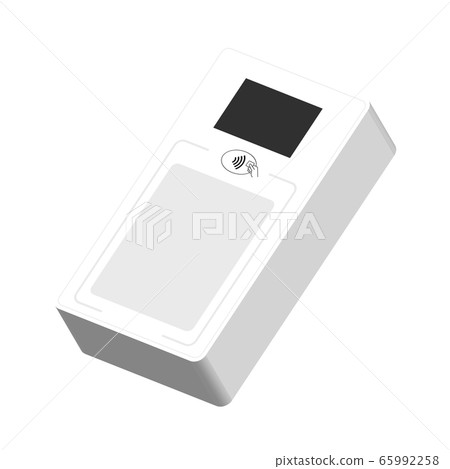 Contactless IC card reader - Stock Illustration [65992258] - PIXTA