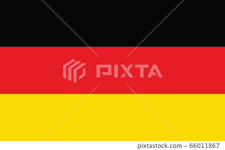 Germany flag vector graphic. Rectangle German flag - Stock Illustration ...