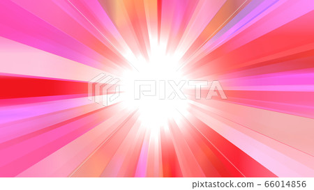 Red beam rays graphic material - Stock Illustration [66014856] - PIXTA