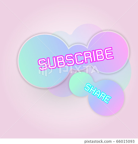 Created gradient freeform subscribe banner - Stock Illustration ...