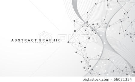 Abstract dynamic motion lines and dots... - Stock Illustration ...