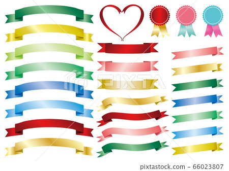 Ribbon frame set - Stock Illustration [66023807] - PIXTA