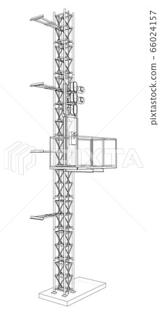 Mast lifts outline. Vector - Stock Illustration [66024157] - PIXTA