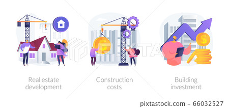 Construction project management abstract...-插圖素材 [66032527] - PIXTA圖庫