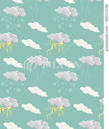 A series of different weather patterns - Stock Illustration [66033206 ...