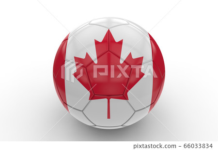 Soccer ball with canada flag - Stock Illustration [66033834] - PIXTA