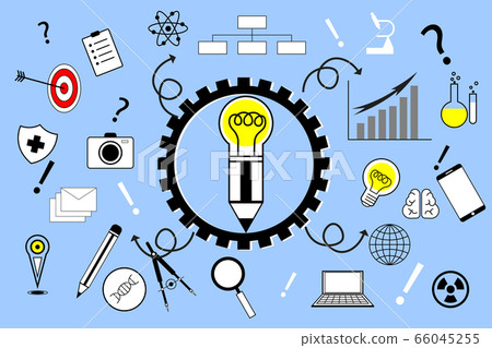 Create idea and thinking concept - Stock Illustration [66045255] - PIXTA