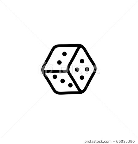 Dice icon logo design vector template - Stock Illustration [66053390 ...