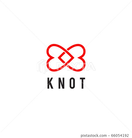 Knot love icon logo design vector template - Stock Illustration ...