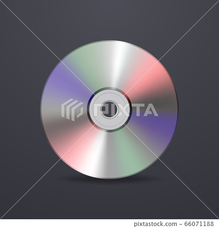 Realistic vector cd icon. Design template. - Stock Illustration ...