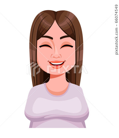 Face expression of beautiful plus size woman - Stock Illustration ...